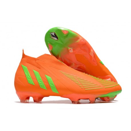 adidas Predator Edge+ FG Rojo Team Solar Verde Negro