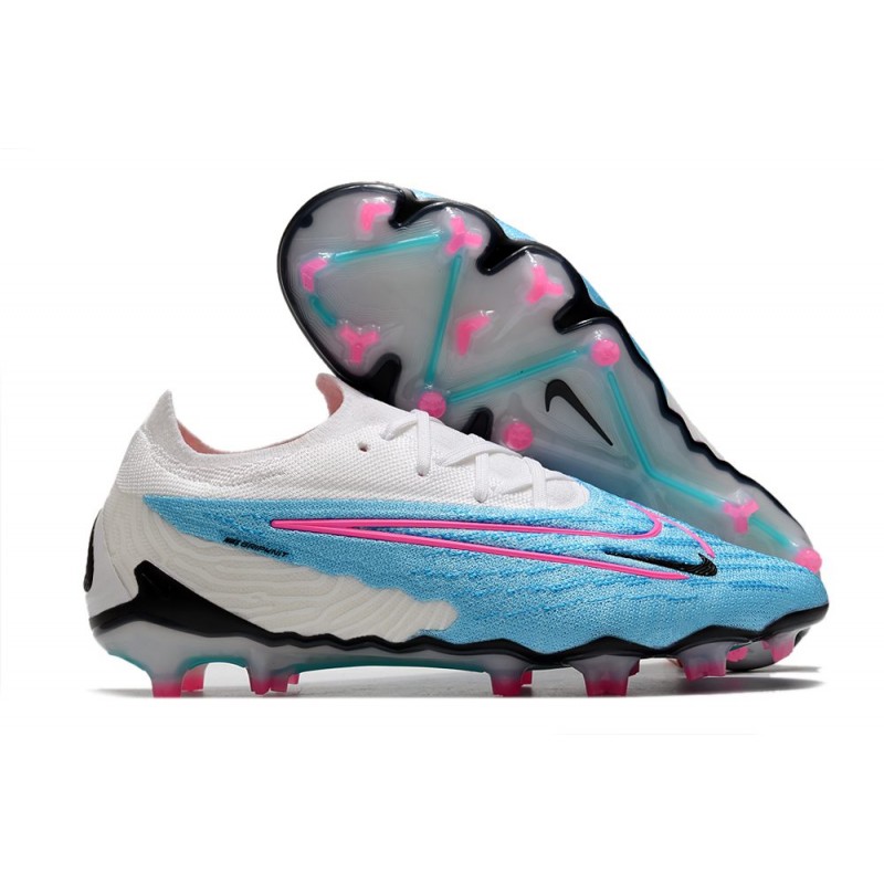 Nike Phantom Gx Gripknit FG Azul Báltico Rosa Blast Blanco Láser Azul