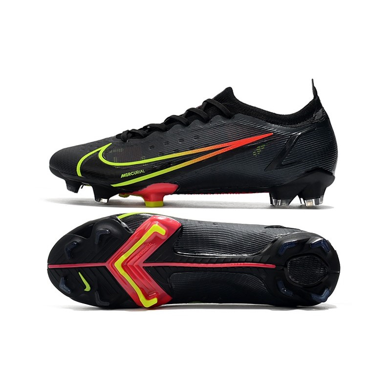 Tacón de Fútbol Nike Mercurial Vapor 14 Elite FG Negro Cyber Off Noir
